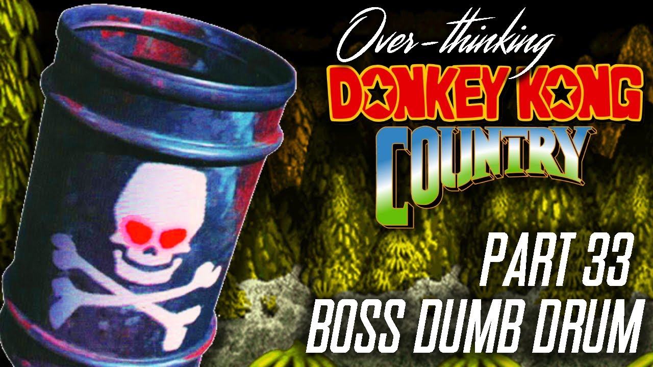 Overthinking Donkey Kong Country, Part 33: Boss Dumb Drum - YouTube