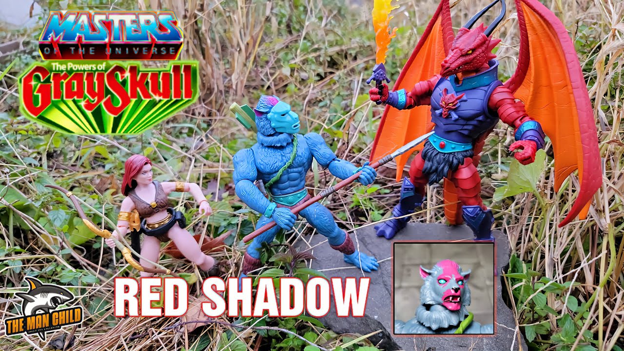 MOTU Origins The Powers of Grayskull RED SHADOW Figure Review! - YouTube