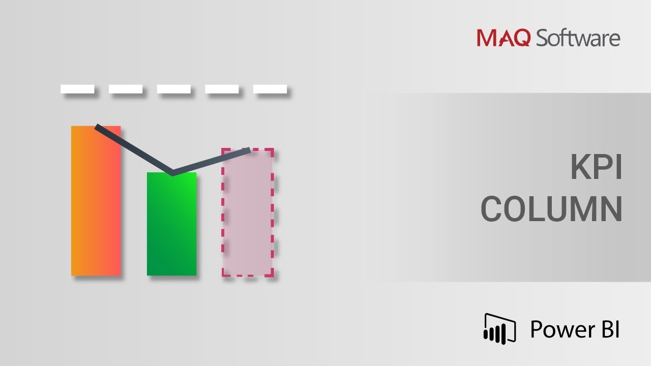 KPI Column by MAQ Software - Power BI Visual Introduction - YouTube