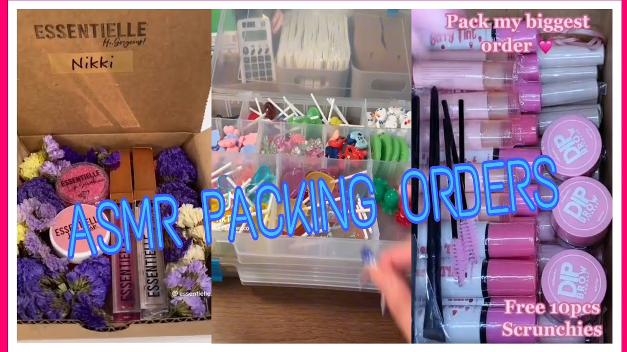 ASMR Small Business Packing orders | Collected by Mae - YouTube
