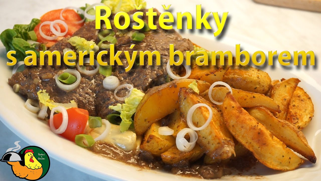 Roštěnky s americkým bramborem - YouTube
