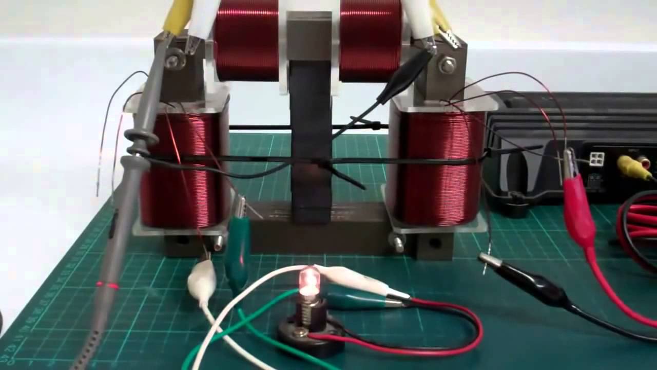 self assisted oscillation in a shorted coil - YouTube