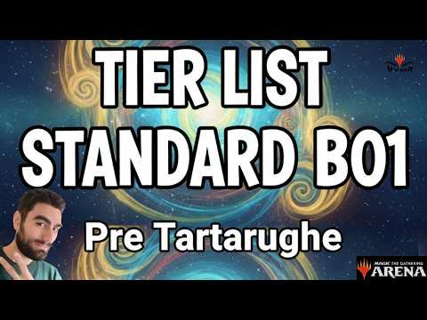 TIER LIST STANDARD BO1 PRE TARTARUGHE #mtgarena #magic #mtgita #magicthegathering
