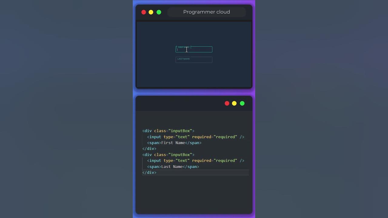 🌈🔮 Creative Input Text Field Animation with HTML & CSS 💡🎨 - YouTube