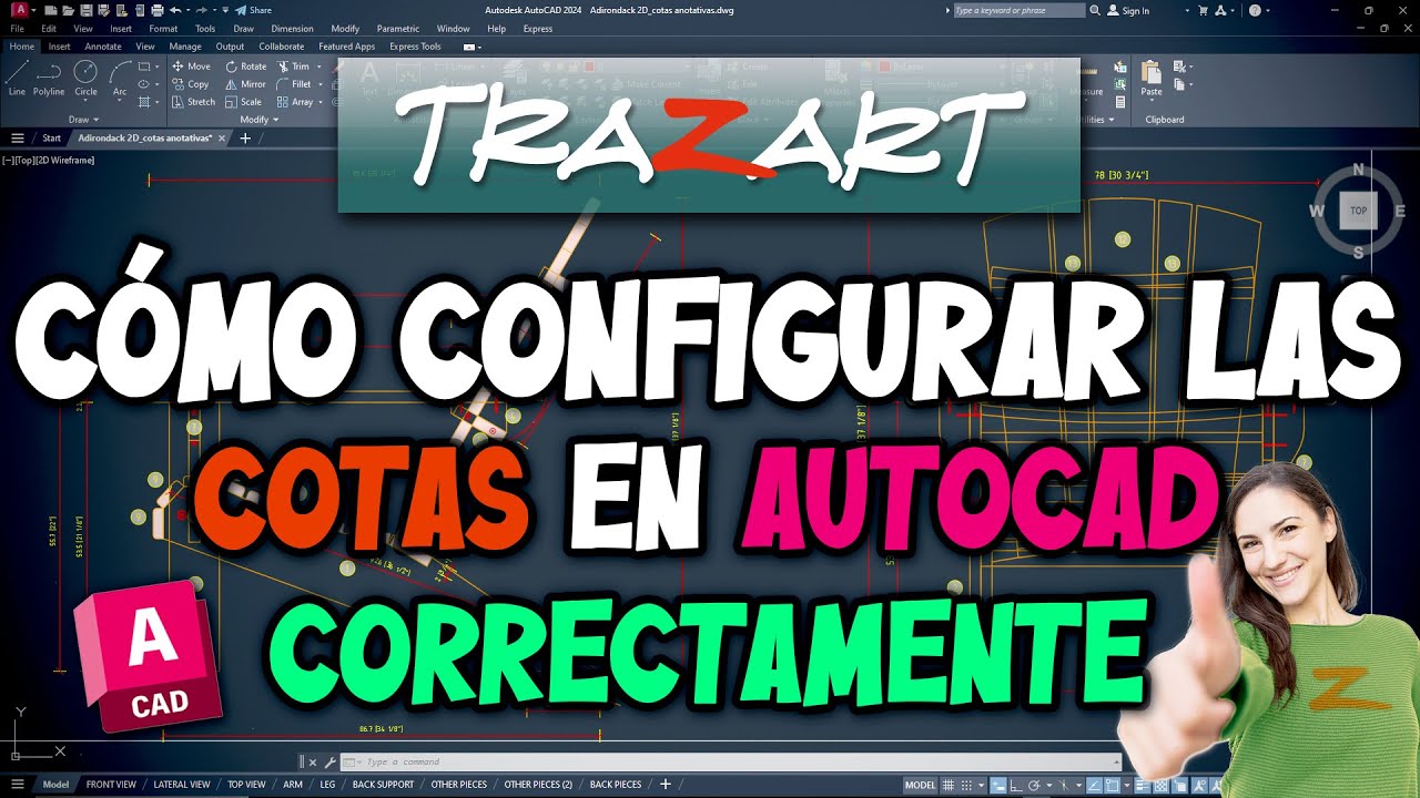 AutoCAD: Cómo Configurar Cotas (esencial para planos) - YouTube