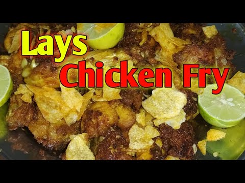 Chicken fry with Lays| lays chicken fry - YouTube