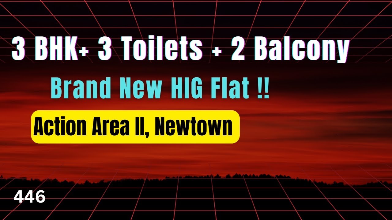 Very beautiful Brand new HIG 3bhk 3 toilets in action area 2 newtown ...