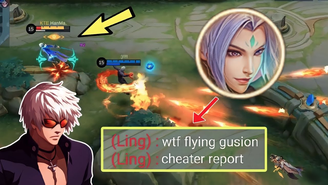 FLYING GUSION BE LIKE!! THIS IS HOW TO CATCH LING FIRST SKILL?!!😱 - YouTube