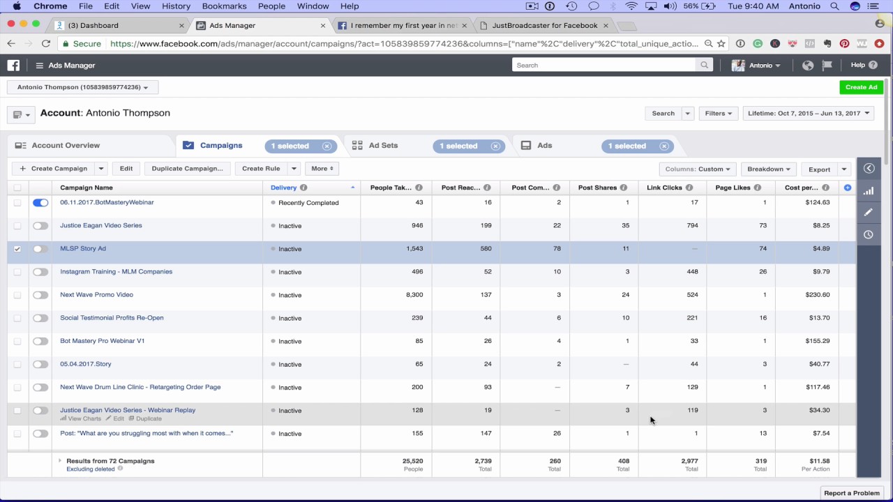 How to Track Your Costs Per Like From a Facebook Post Engagement Ad ...