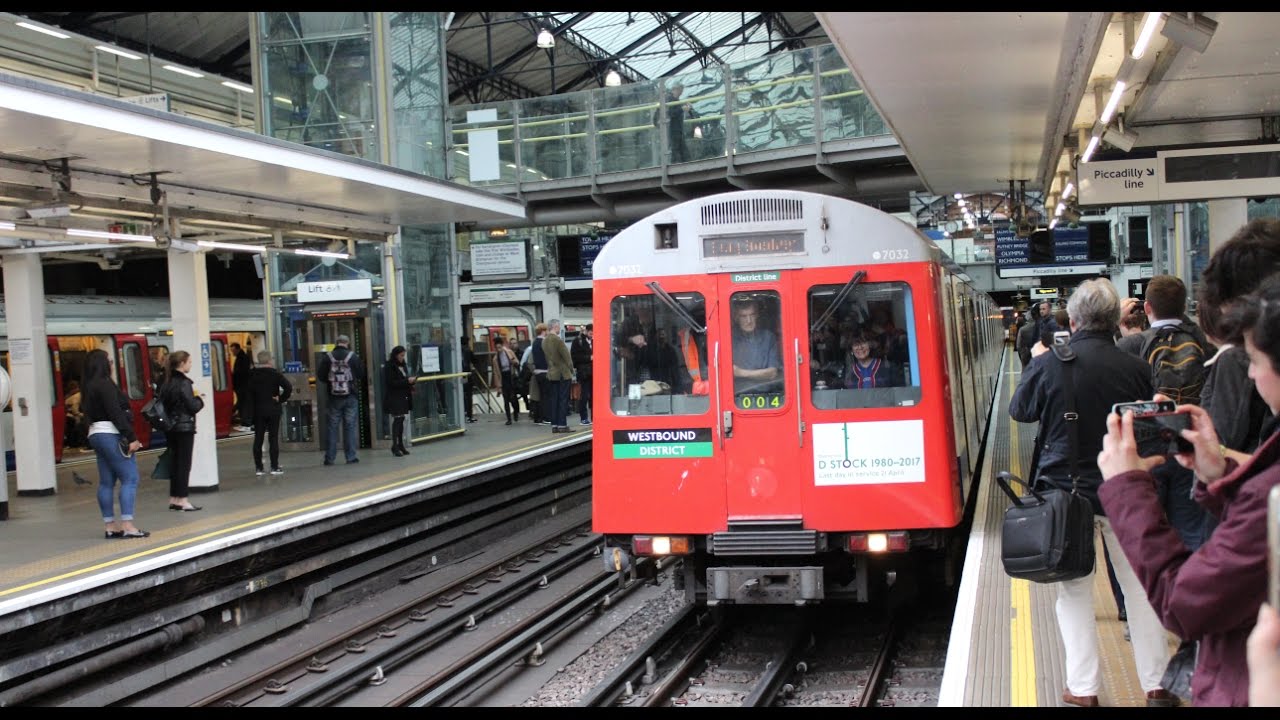 On board the last D Stock train to Ealing Broadway 21/4/2017 - YouTube