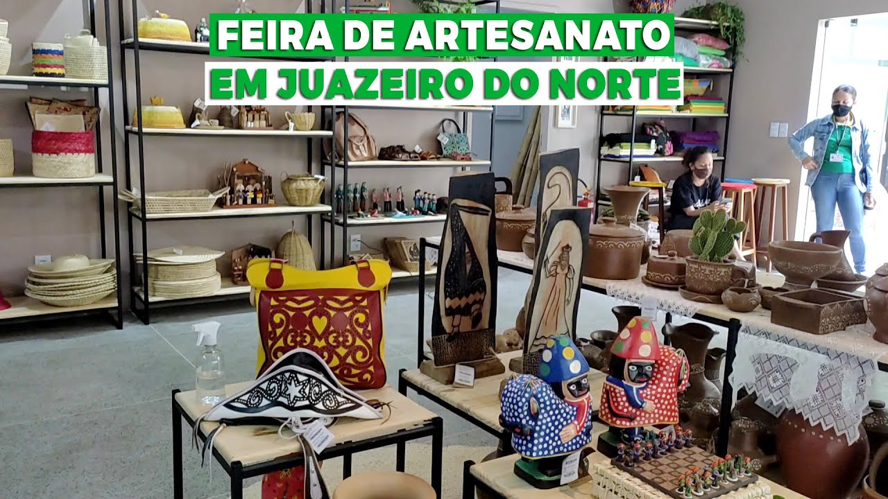 Feira de Artesanato em Juazeiro do Norte CE - Só com Peças de Artesões ...