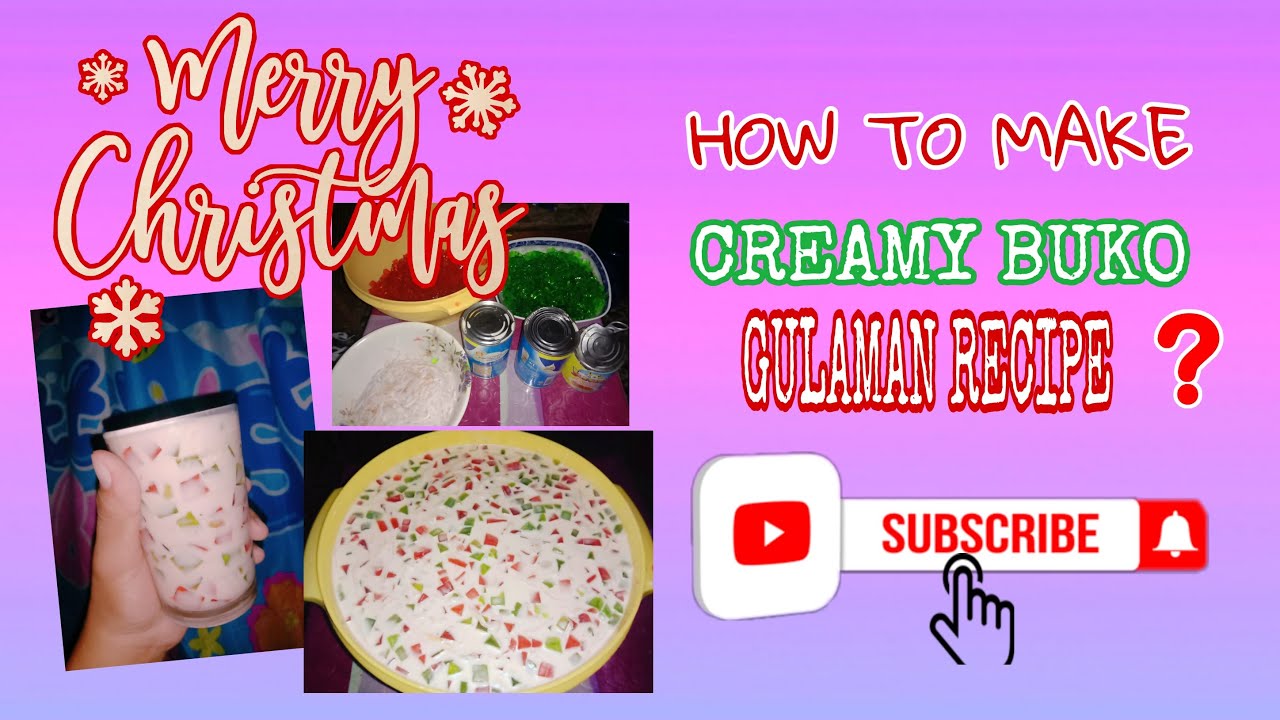 CREAMY BUKO GULAMAN RECIPE | HOMEMADE - YouTube