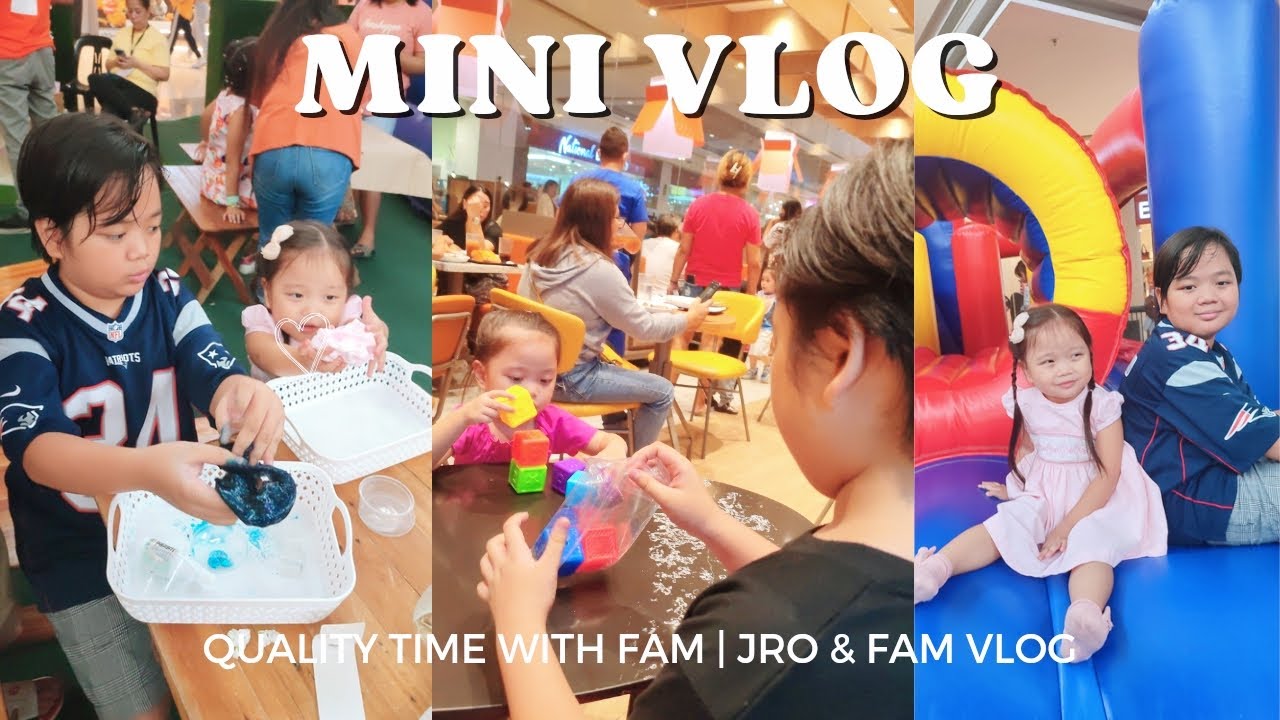 Quality Time with fam | Mini Vlog SLIME BLOCKS FOODTRIP | JRo & Fam ...