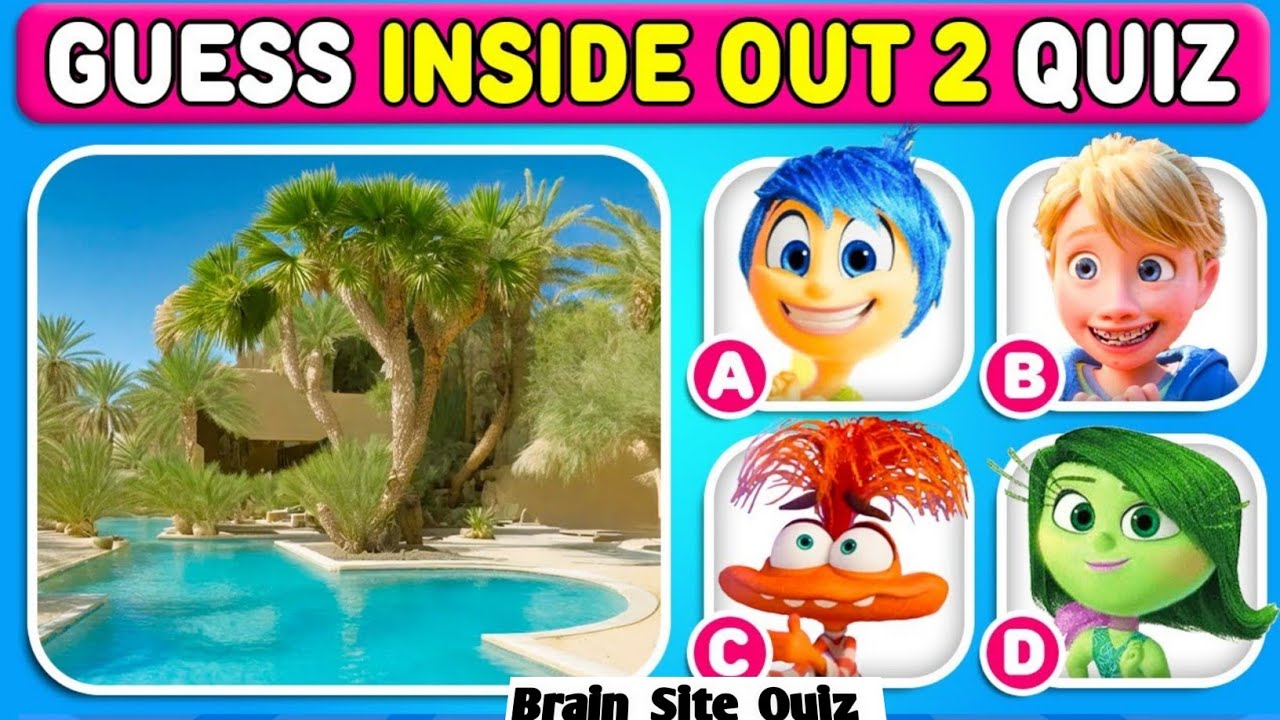 🌟 "30 Quiz INSIDE OUT 2 Movie 2024 - How many can you guess? Brain Site ...
