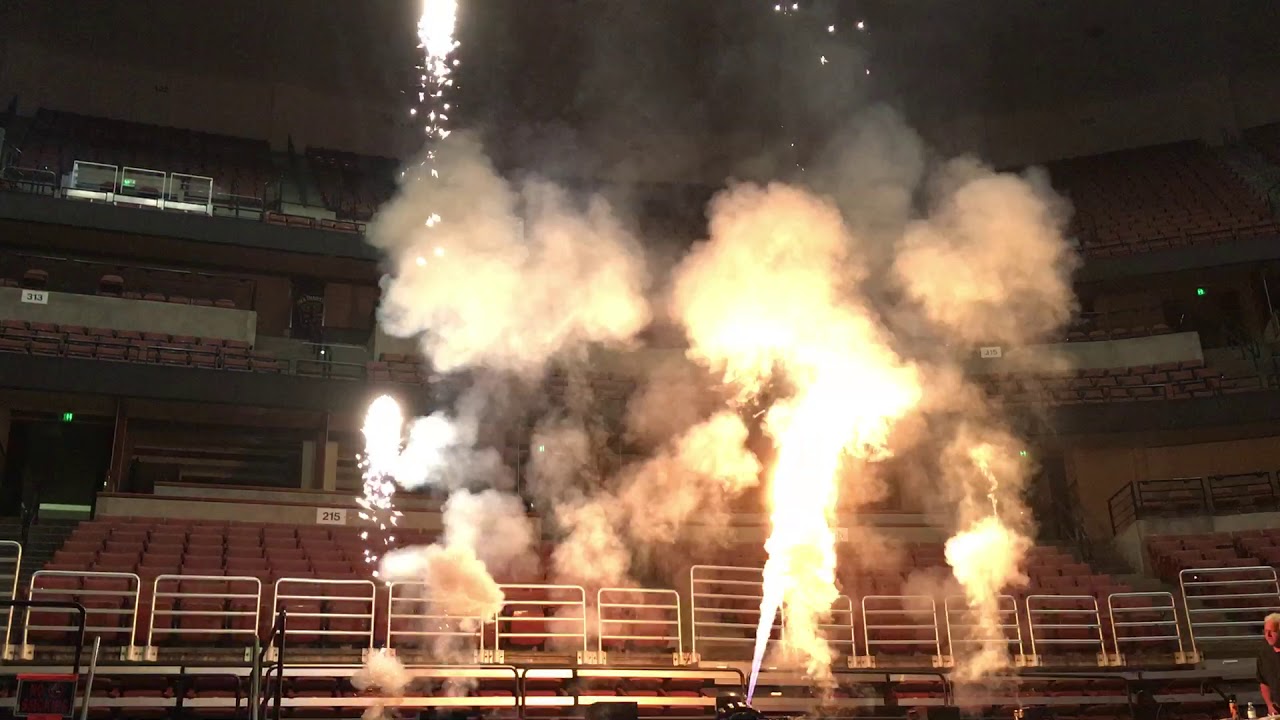 Indoor Pyrotechnics Demo - YouTube