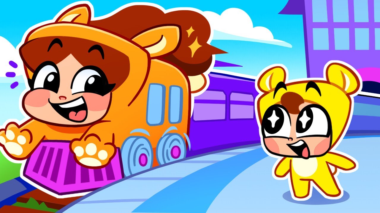 Safe Travels on Trains🚆 Safety Cartoon 🎵 Kids song - YouTube