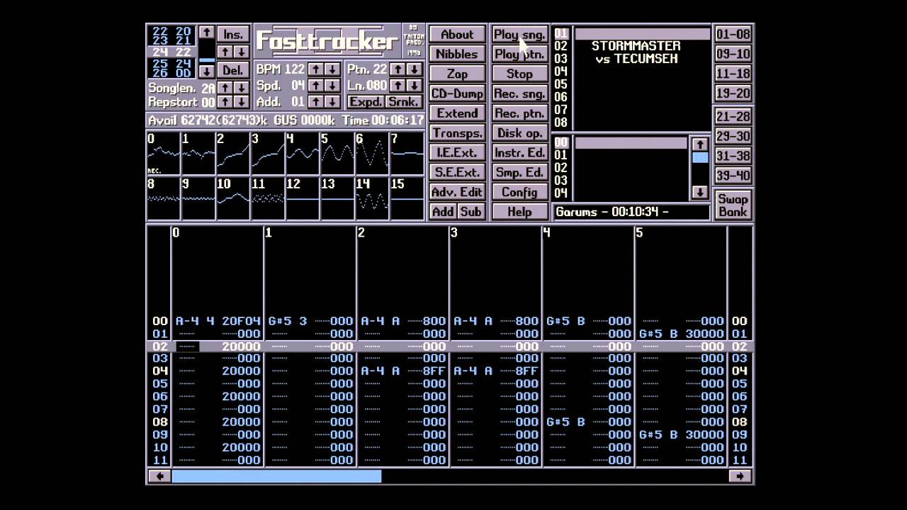 FastTracker 2, track 8/23 "Tecumseh" - YouTube
