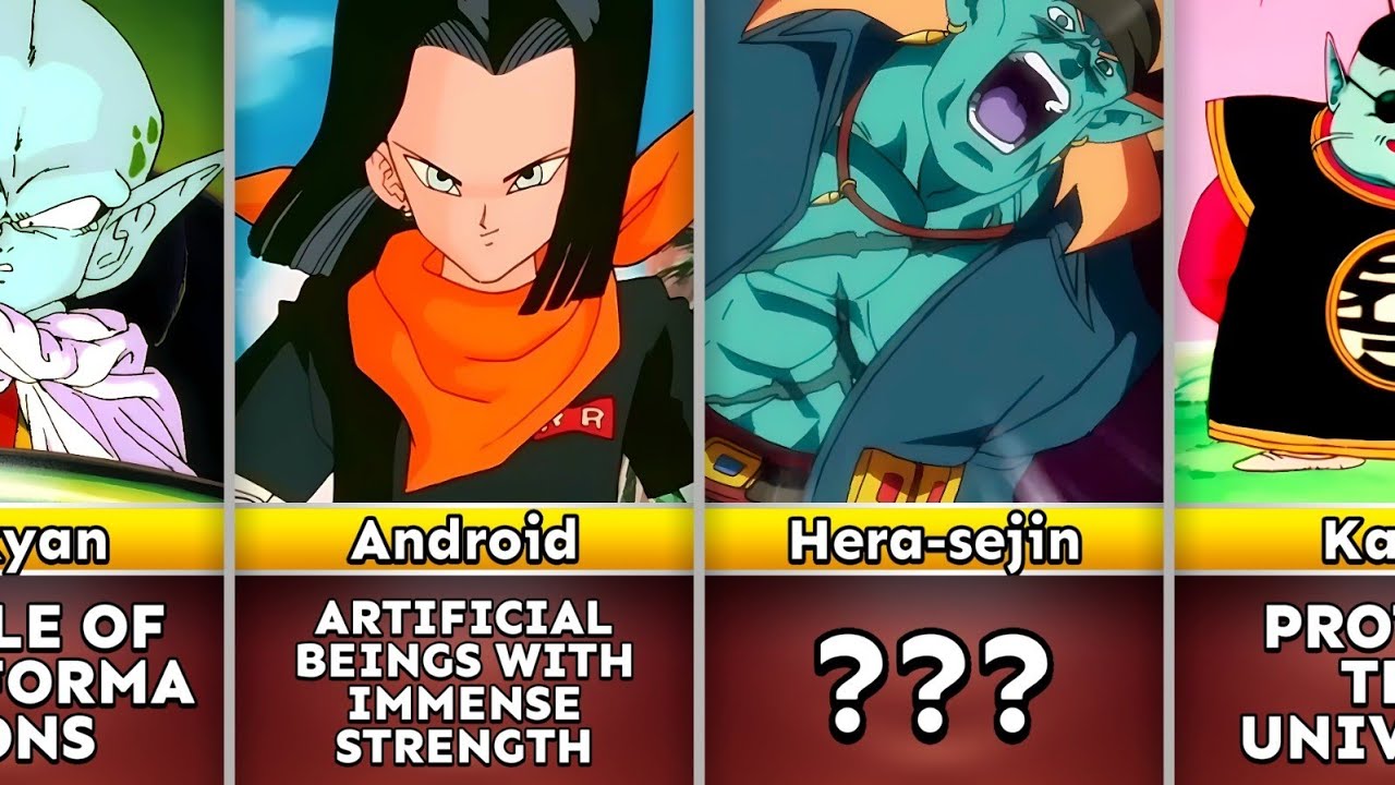 Every Race In Dragon Ball Explained - YouTube