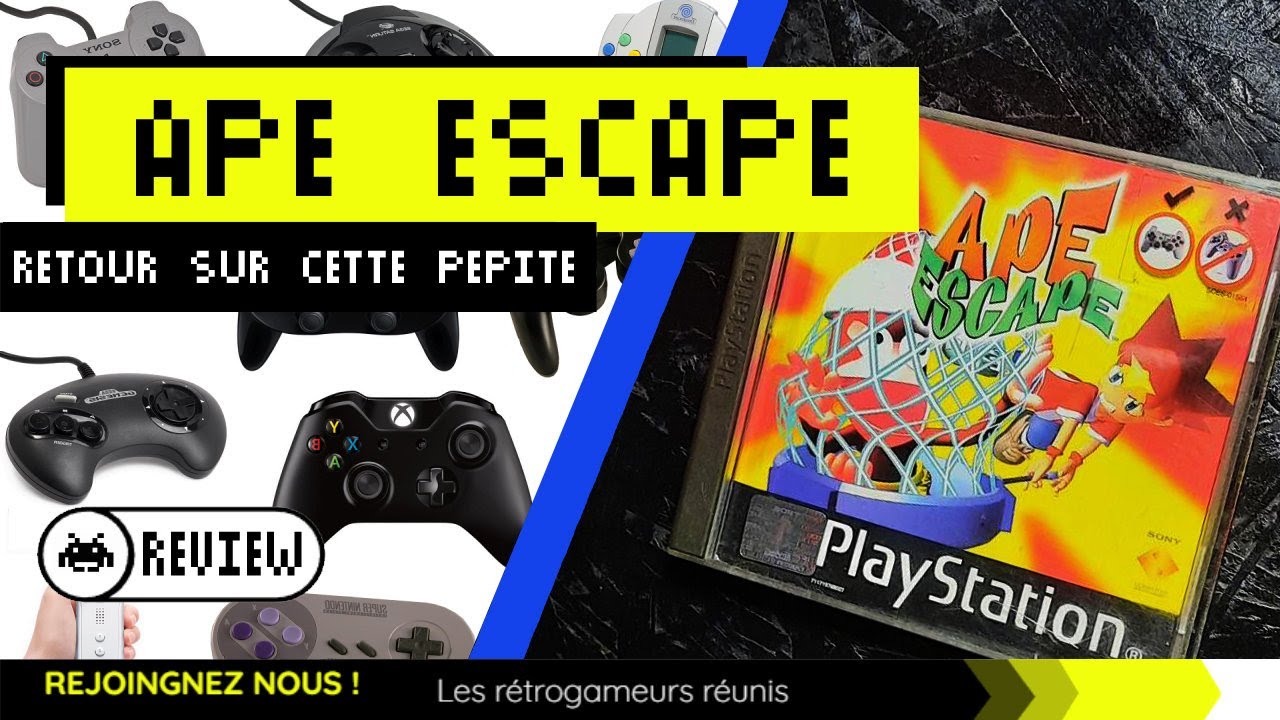 TEST : ape escape sur PSX par @mamax. - YouTube