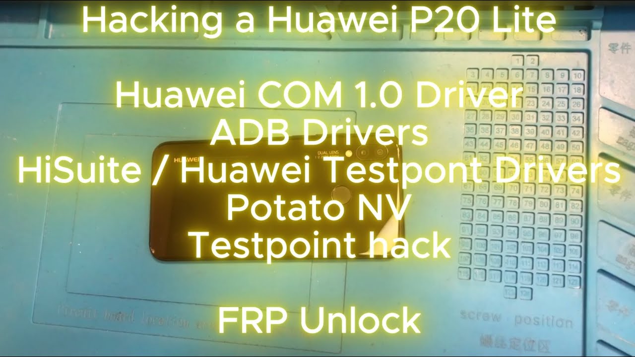 How to unlock a Huawei P20 Lite FRP bootloader locked phone as an ...