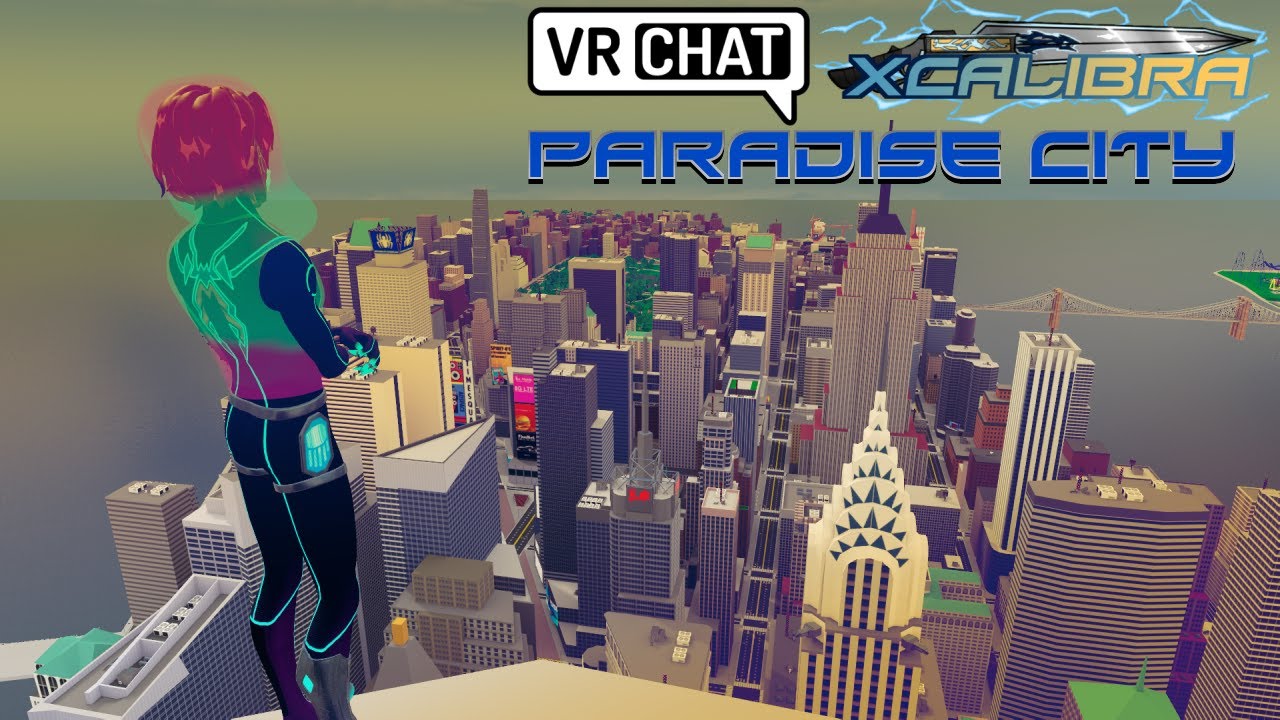 Paradise City Web Swinging Montage | Vrchat Ultimate Spider Lair - YouTube