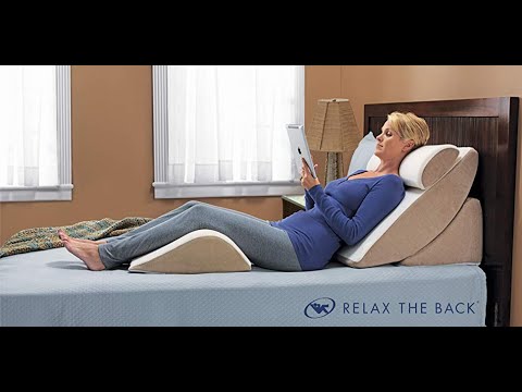 Adjustable Bed Wedge System - YouTube