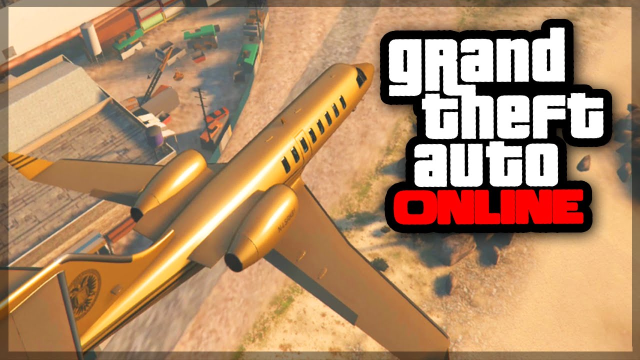 GTA 5 ILL GOTTEN GAINS DLC GAMEPLAY - NEW GOLD LUXURY JET! (GTA 5 ...