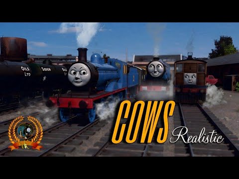 Cows / A Cow On The Line: Realistic Edition | Thomas & Friends. - YouTube
