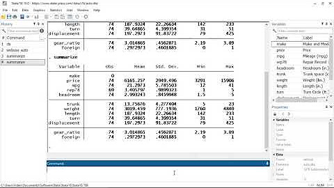 Getting started in Stata - YouTube