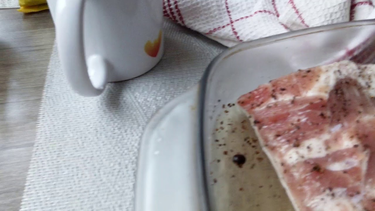 Day 2 home cured bacon - wet - YouTube