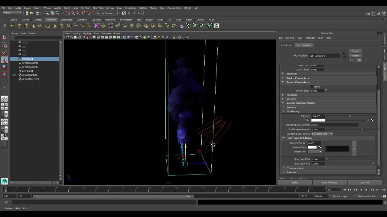 Physically-based OpenVDB volume rendering in the Maya viewport. - YouTube