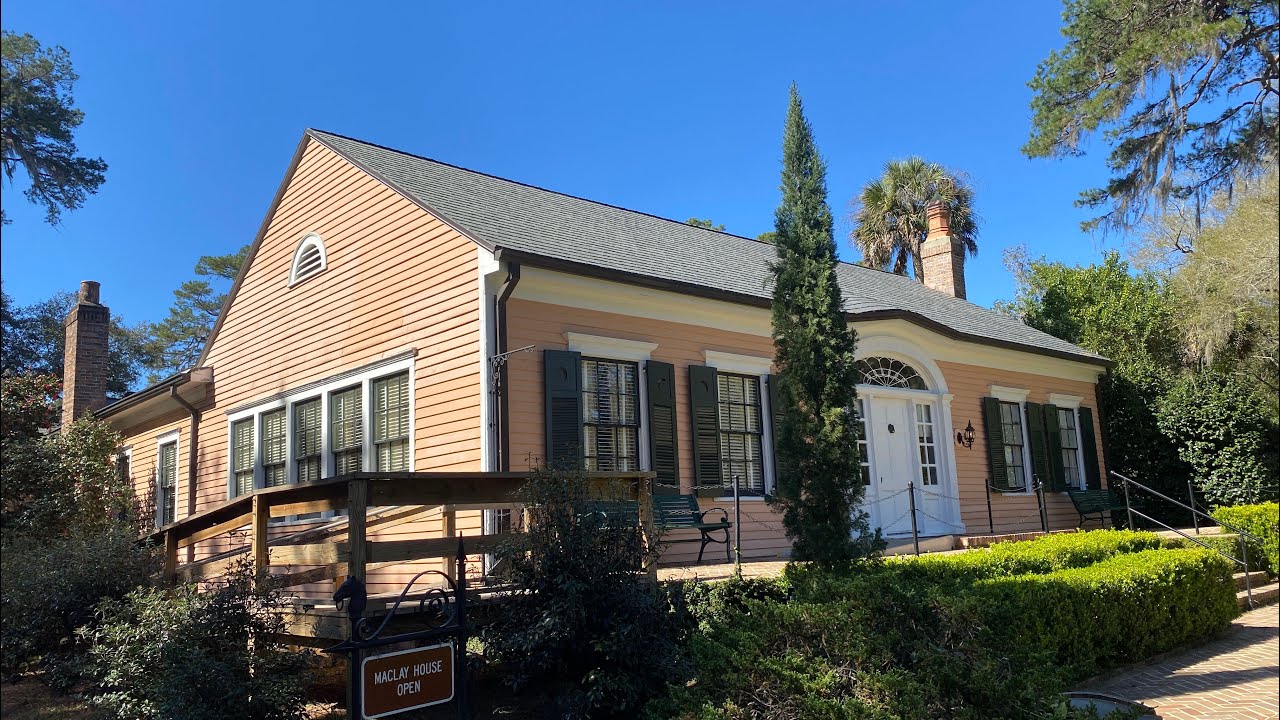Maclay House at Alfred B. Maclay Gardens - YouTube