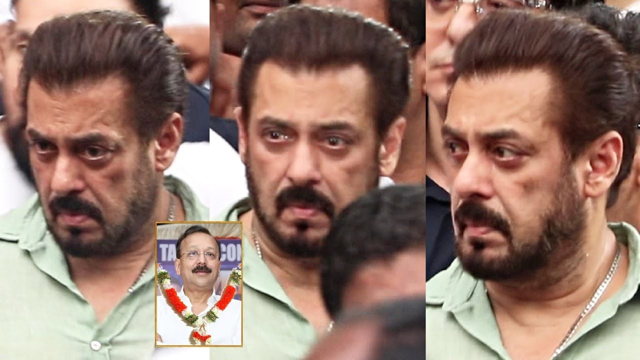 Salman Khan CRYING After Seeing Close Friend Baba Siddique Last Time ...