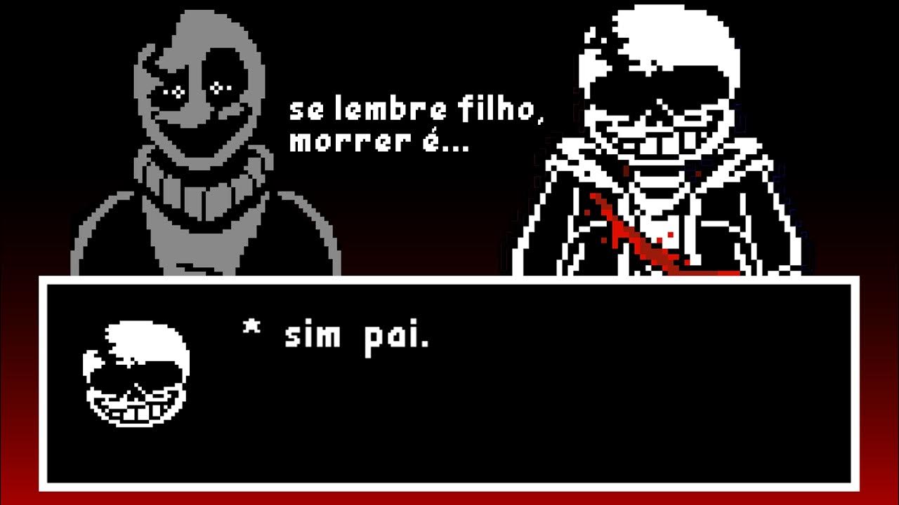 Undertale, mas o Sans da seu último suspiro - YouTube