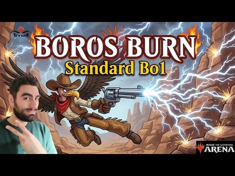 BOROS BURN Standard Bo1 #magicthegathering   #mtg #mtgarena