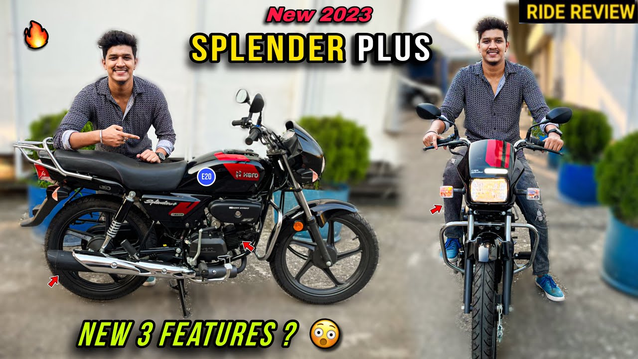 2023 Hero Splendor Plus Xtec New Colour Ride Review New Model ...