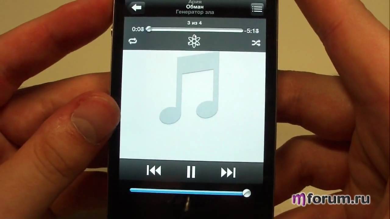 Apple iPhone 4. Музыкальные возможности - YouTube