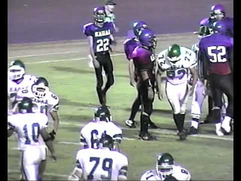 Kapaa VS Kauai High (KIF) DATE: Friday October 12th, 2001