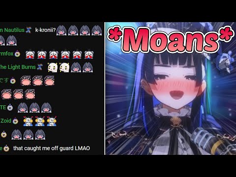 Kronii Suddenly Starts Moaning When Singing Barbie Girl