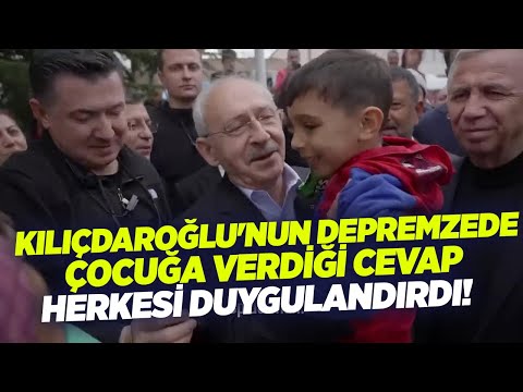 Kemal Kılıçdaroğlu'nun Depremzede Çocuğa Verdiği Cevap Herkesi Duygulandırdı! | KRT Haber
