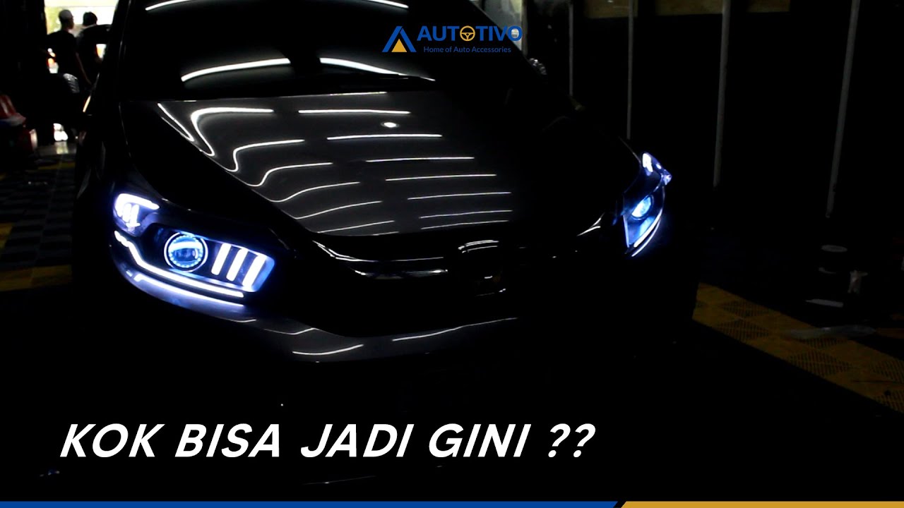 CUSTOM HEADLAMP ALL NEW BRIO PALING GANTENG !!!! - YouTube