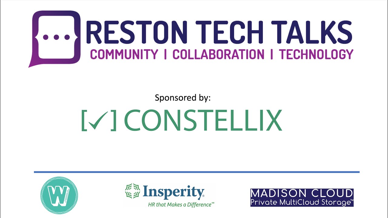 Reston Tech Talk 8 Full Talk - YouTube