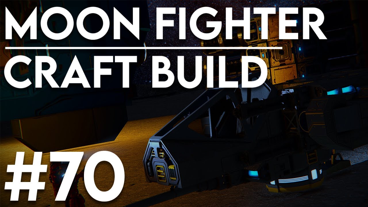 Moon fighter craft build - Space Engineers solo survival #70 - YouTube