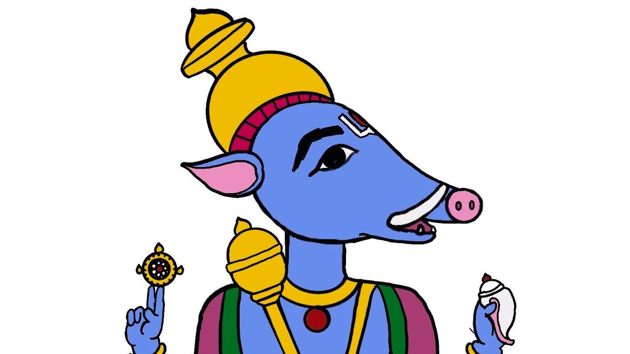 Vishnu's Mighty Boar Form | Story of Varaha Avatar| Hinduism | Children ...