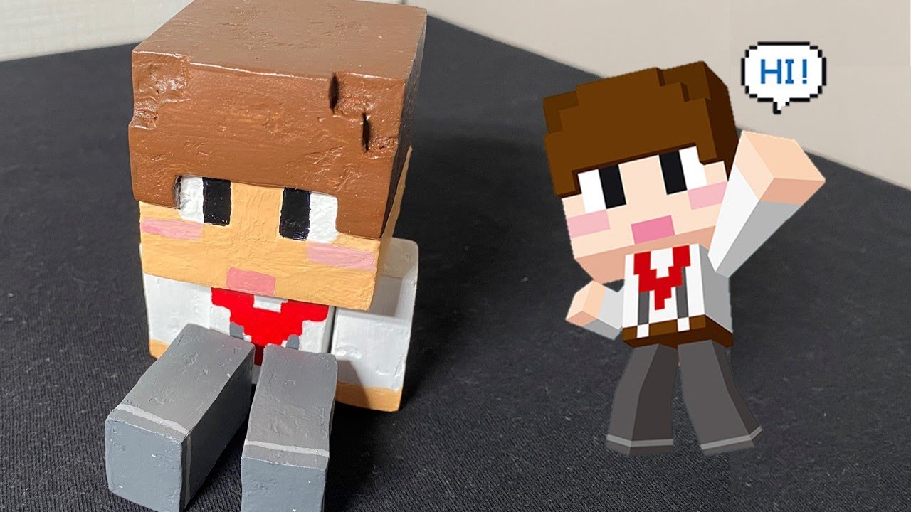 3D펜으로 도티 만들기 Minecraft Character with 3Dpen - YouTube