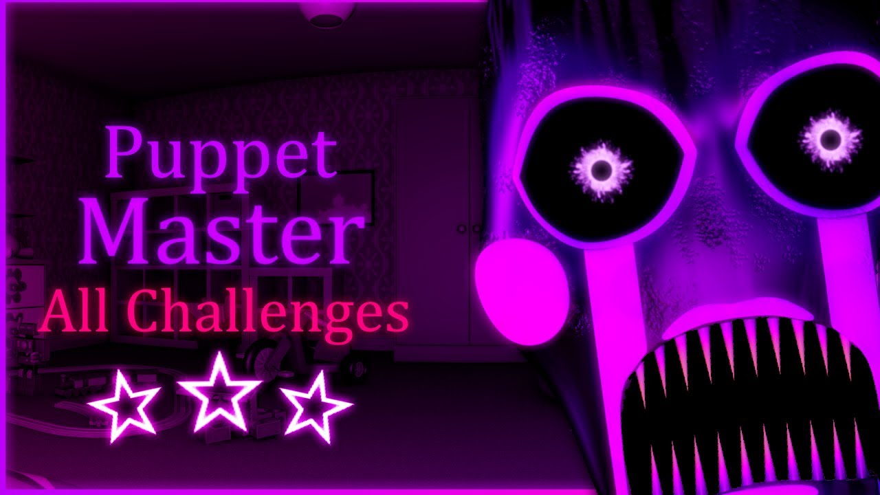 FNaC 3 CN | Puppet Master All Challenges - YouTube