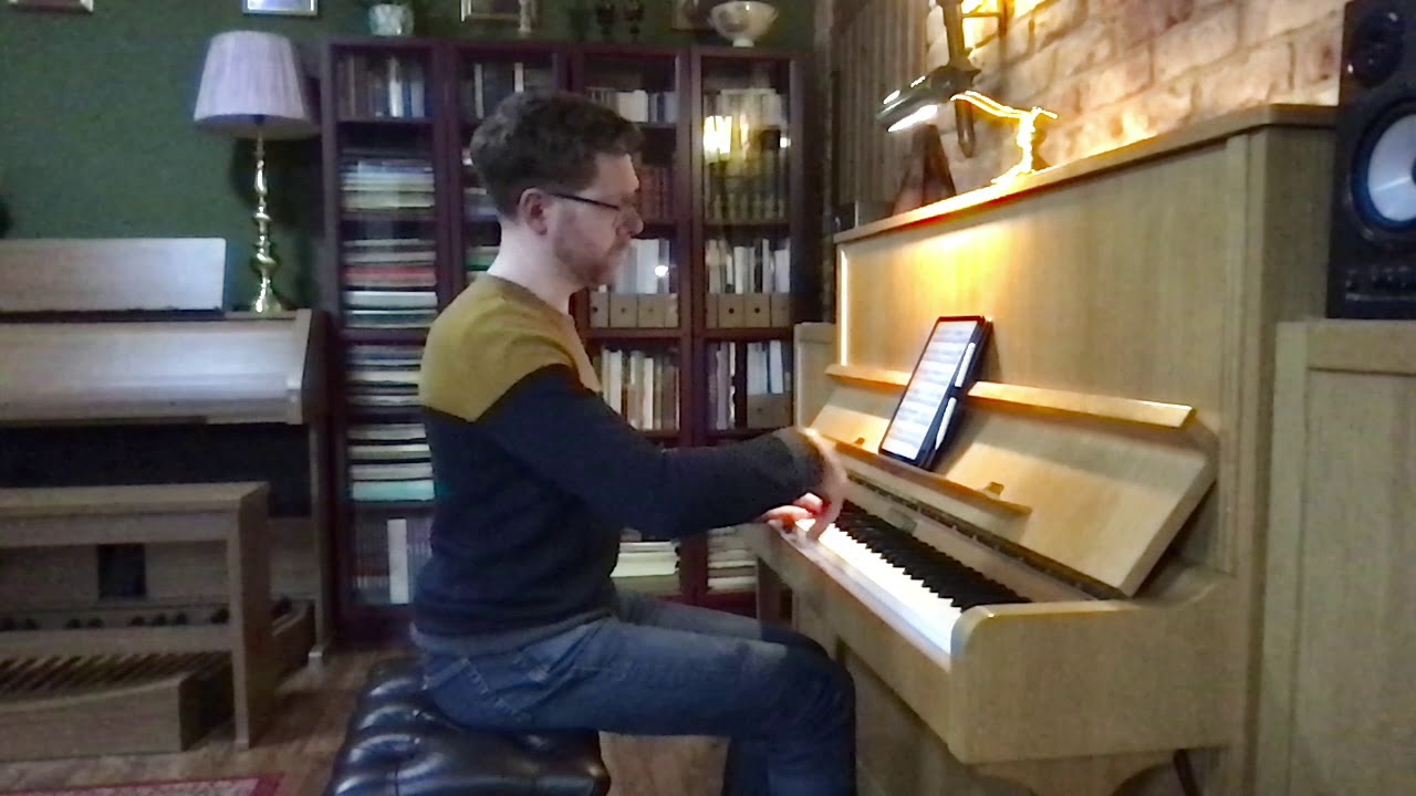 Jonathan Delbridge plays Mozart's Sonata in C K 545 second movement ...