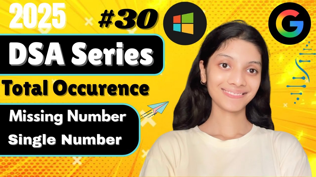 Lec 30 Binary Search Masterclass 🔍| Total Occurrence, Missing Number, Two Sum | Leet Code Must ...