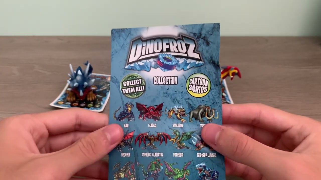 DINOFROZ CARTOON - UNBOXING bustine 2012 (ITA) - GIOCHI PREZIOSI - YouTube