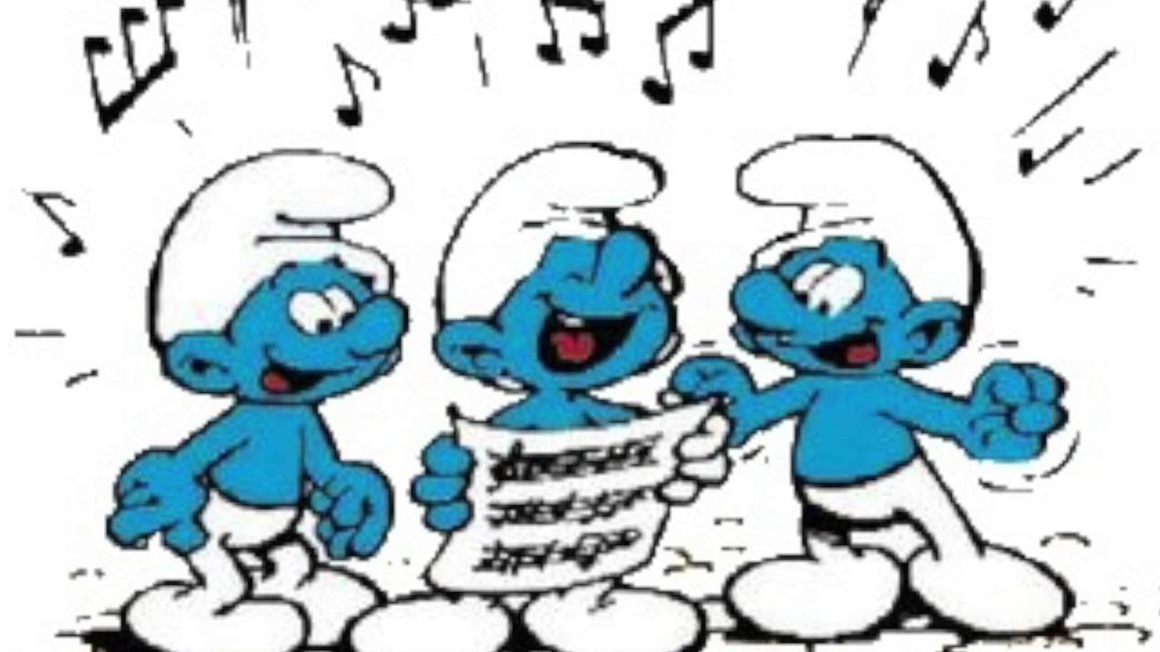 Cover sigle cartoni animati PUFFI LA LA LA-Canta Dominique - YouTube